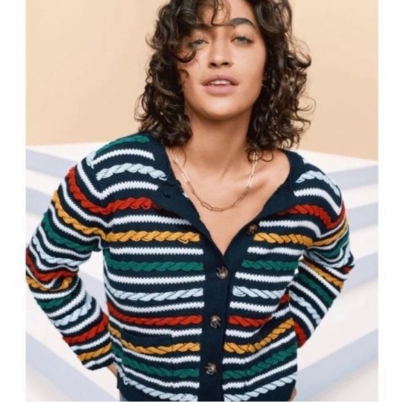 Target | Sweaters | Le Ligne X Target Multicolor Striped Knit Vneck ...